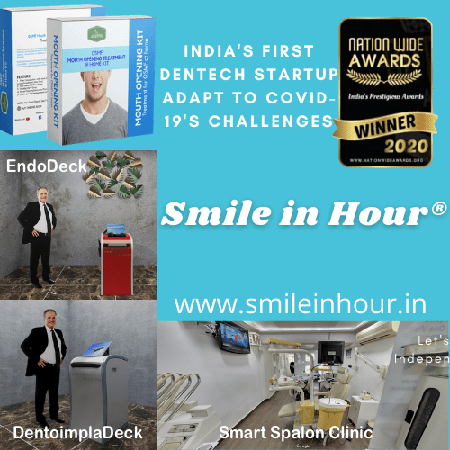 Best dental tech startups India Smile in Hour covid19 lockdown india 2021